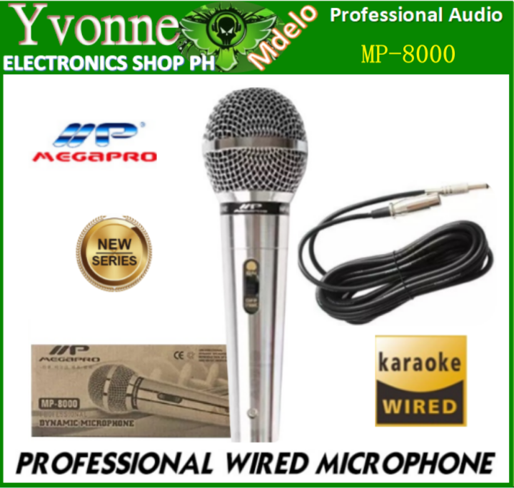 The Megapro MP-8000 professional dynamic unidirectional microphone new upgraded MP8000 ...
