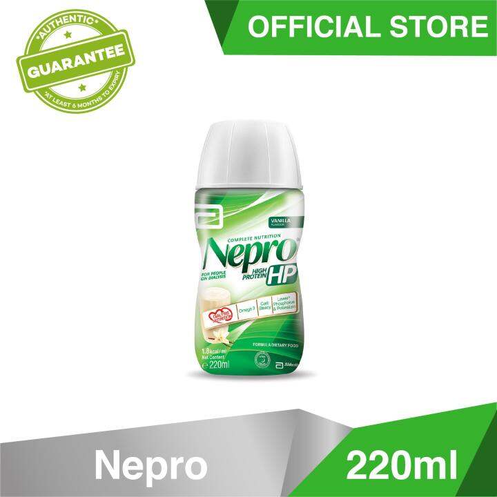 Nepro Vanilla High Protein - 220ml x 4 | Lazada