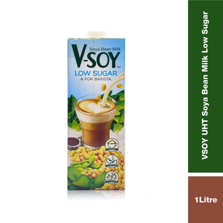 VSOY SOYA BEAN UHT LOW SUGAR 1L | Lazada