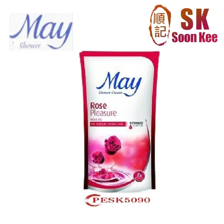 May Shower Cream Refill Pack Rose Pleasure 600ml | Lazada