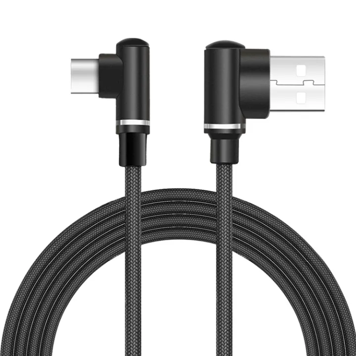 Zealot C2T Double Elbow Fast Charge Data Cable Apple Android TYPE-C ...