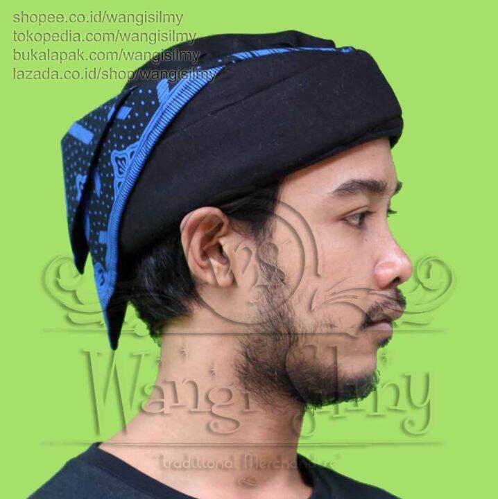 Iket Sunda Premium Makuta Naga - Ikat Totopong Bendo Blangkon Dalang ...