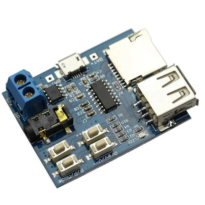 Idealhere Mp3 Format Tf Card U Disk Decoder Board Amplifier Decoding Audio Player Module Lazada Ph