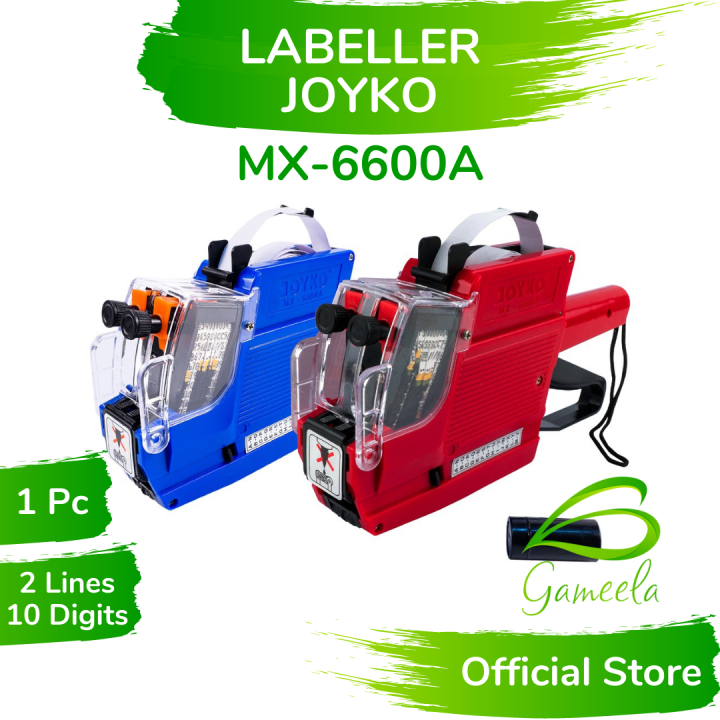 Gameela Labeller Joyko MX-6600A 2 Lines 10 Digits Price Labeler Cetak ...