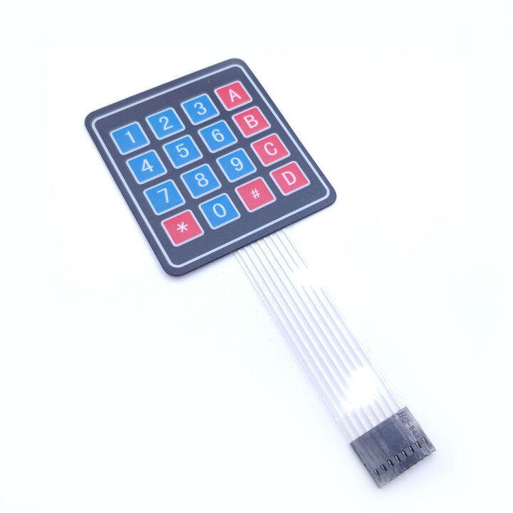 4x4 Keypad Matrix 44 Array Keyboard 16 Key Membrane Switch Keypad For 