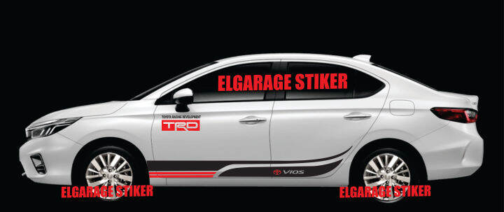 Stiker mobil toyota vios stiker list body mobil vios cutting stiker ...