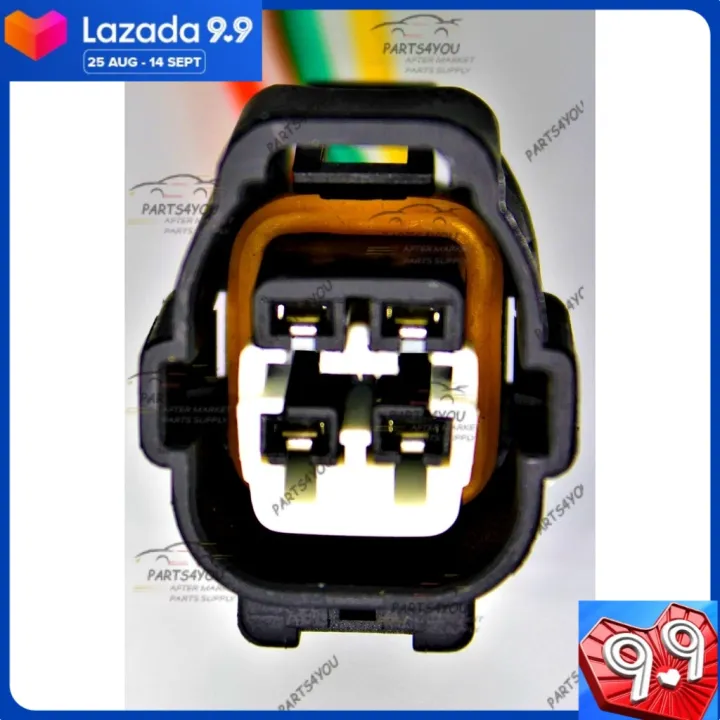 TOYOTA VIOS EXHAUST OXYGEN SENSOR SOCKET CONNECTOR (FEMALE) - 4 PIN ...