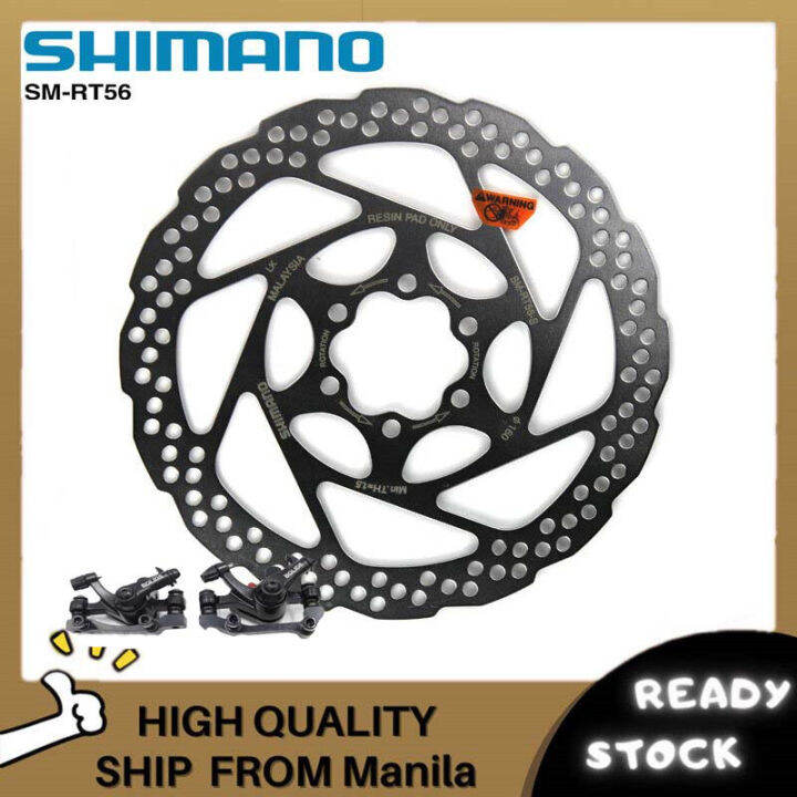 Shimano SM-RT56 160MM MTB Bike Disc Brake Rotor with 6 Bolts(1 pc ...