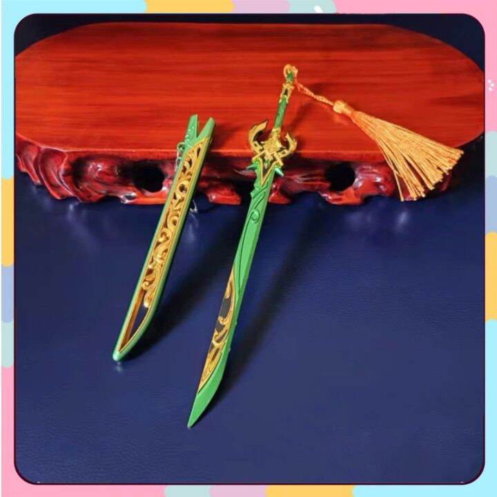 Mô hình kiếm Bàn Nham Kết Lục Primordial Jade Cutter game Genshin ...