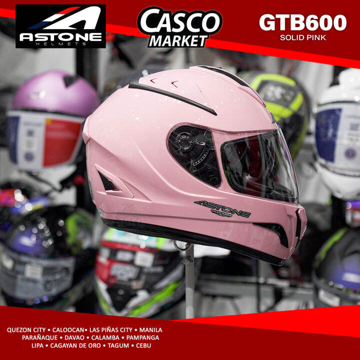 ASTONE GTB600 SOLID PLAIN FULL FACE DUAL VISOR MOTORCYCLE HELMET (NEW VERSION) | Lazada PH