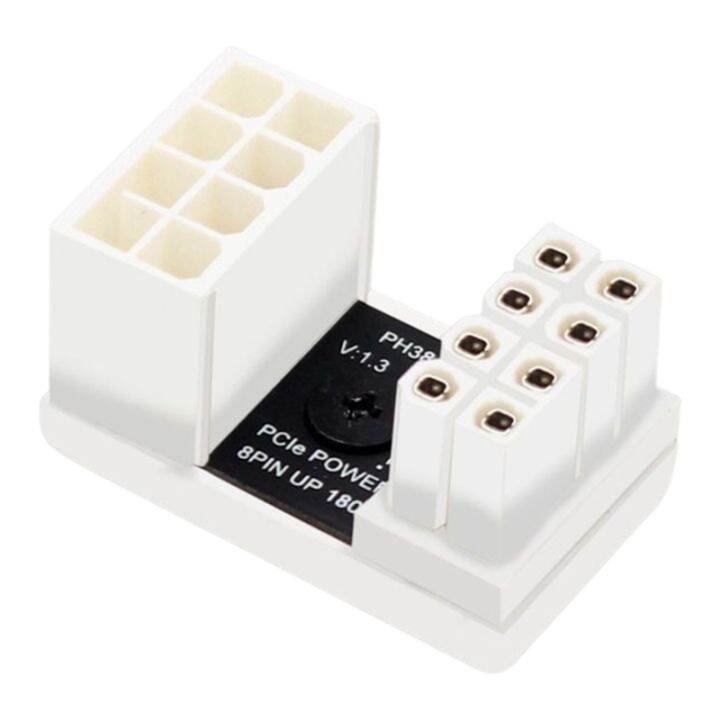 GPU PCIe 8 Pin U Turn 180 Degree Angle Connector Power Adapter Board ...