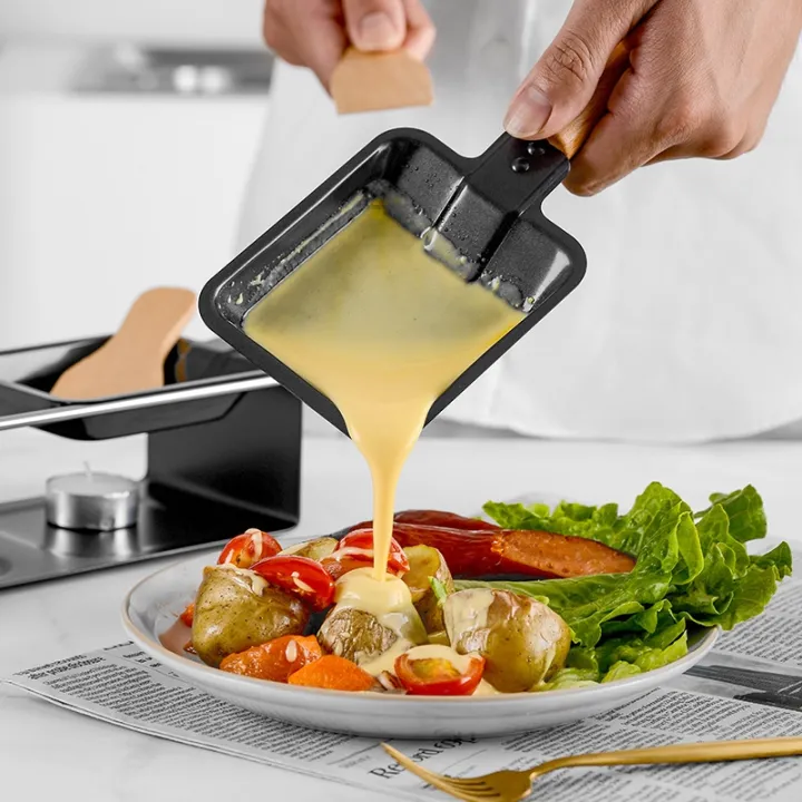 Cheese Melter Raclette Grill Nonstick Raclette Grill Set Mini Cheese ...