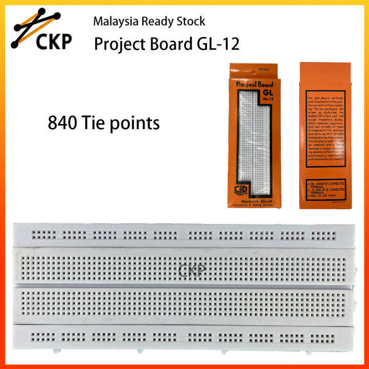 Project Board GL-12 Solderless Breadboard | Lazada