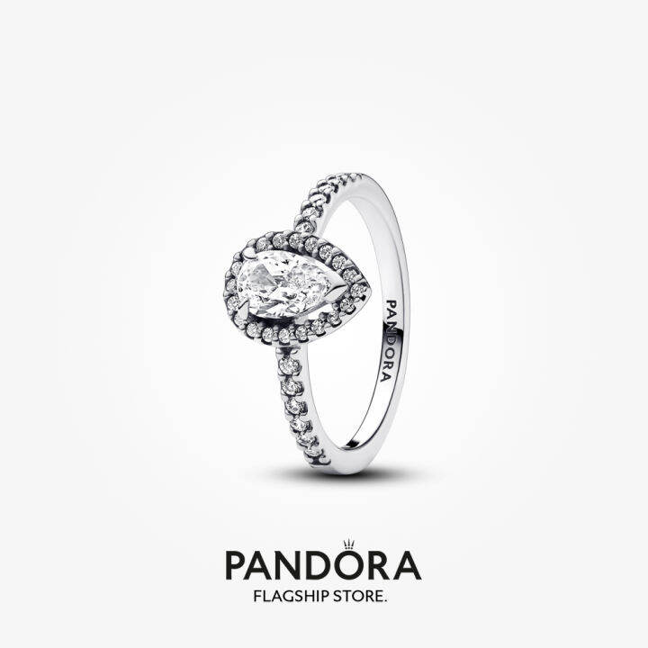 Pandora Sparkling Pear Halo Ring | Lazada