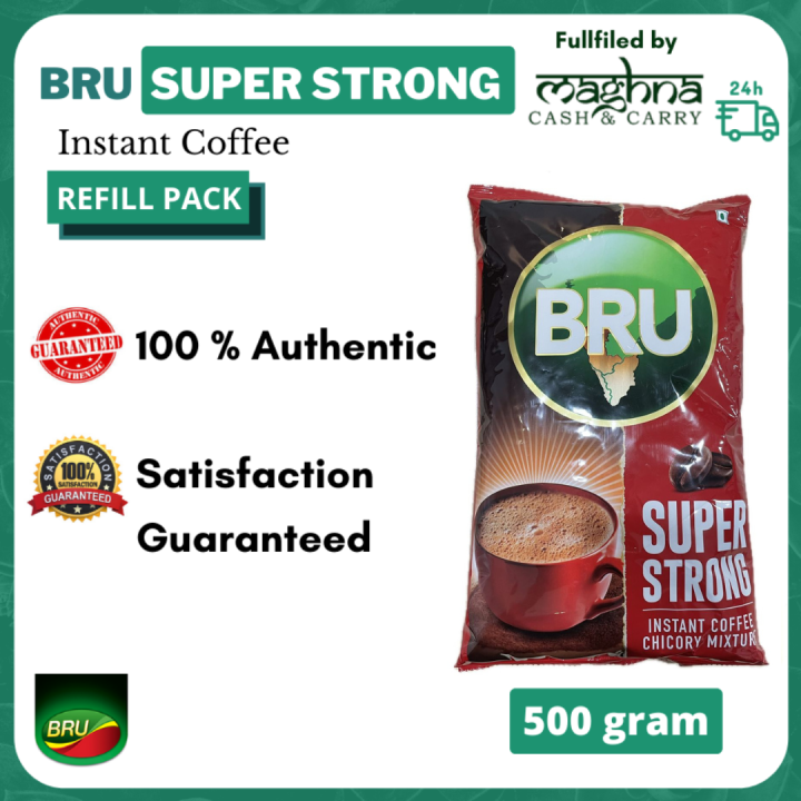 Bru Super Strong Instant Coffee 500g (Refill Pack) | Lazada