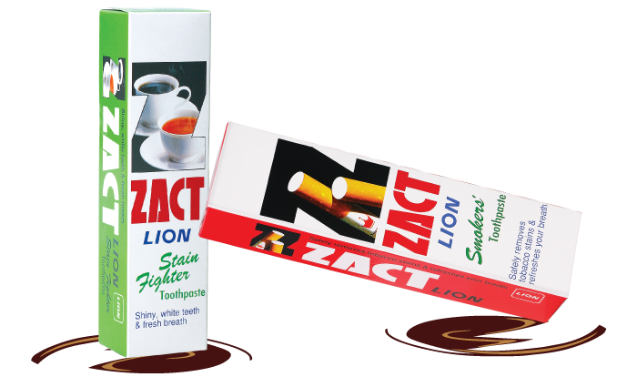 zact lion 160 g แซคท์ ไลอ้อน ยาสีฟันขจัดคราบ สำหรับผู้ดื่มชา กาแฟ ผู้สูบบุหรี่ 160 กรัม | Lazada ...