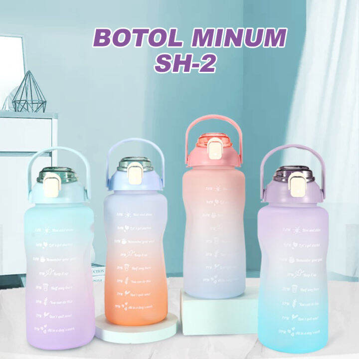 Botol Minum Viral 2 Liter Botol Viral Doble Stiker 2D Botol Minum ...