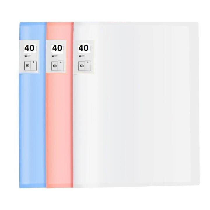 Map Plastik / Display Book / Clear Holder A3 40 Pocket / 40 Lembar ...