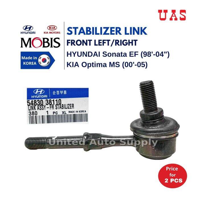 HYUNDAI Sonata EF KIA Optima MS Stabilizer Link Front SET 54830-38110 ...