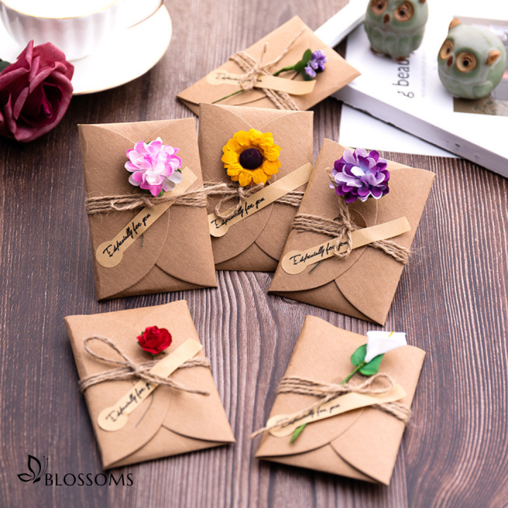 [MY Ready Stock] DIY Creative Handmade Kraft Paper Dried Flower ...