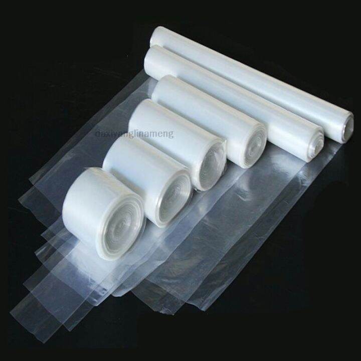 【hot】 50meters two-way open plastic bag packaging long cylinder ...