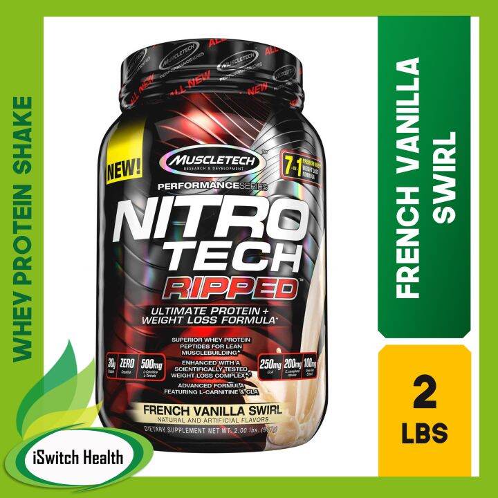 MuscleTech Nitro-Tech Ripped - French Vanilla Swirl - 2lbs | Lazada PH