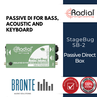 Radial StageBug SB-2 Passive Instrument Direct Box | Lazada