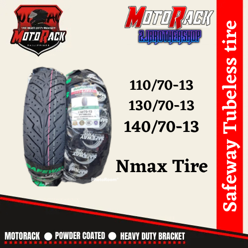 SAFEWAY TUBELESS TIRE 13 with FREE SEALANT and PITO for NMAX | Lazada PH