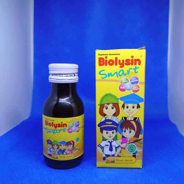 Biolysin Smart Syrup 60 ml Nutrisi Otak Vitamin Anak Untuk Daya Ingat ...