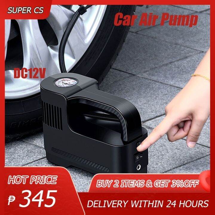 Portable Wired Inflator Multi-Function Pump Car Tire Air Pump Auto ...