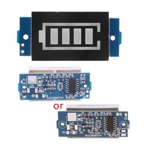 Modul Indikator Kapasitas Baterai Lithium 3.7V Tunggal Penguji Tampilan ...