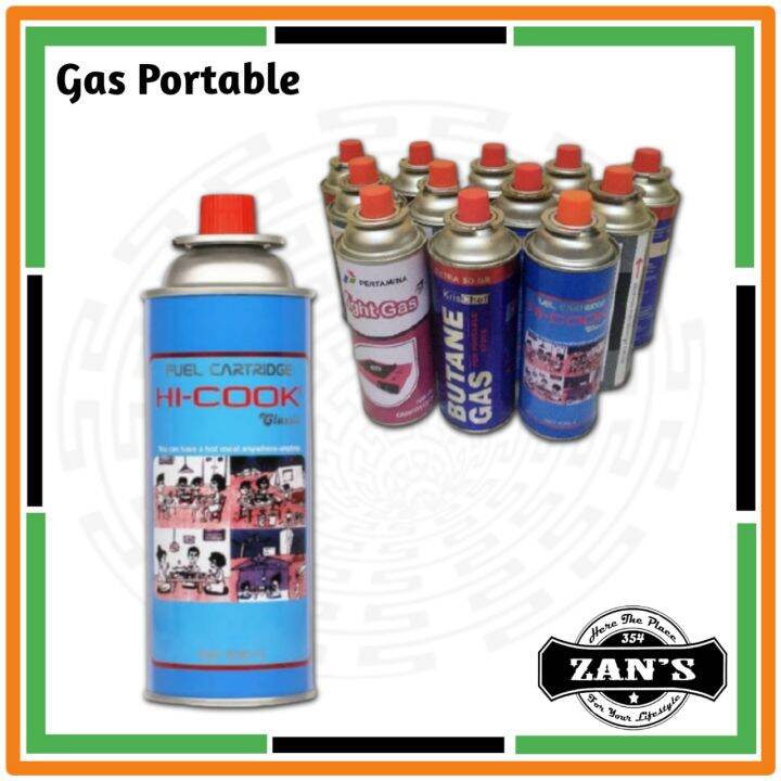 Hi Cook Gas Kaleng Hicook 230 Gr Gas Portable Gas Kemping Gas Bakaran ...