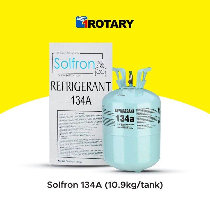1ROTARY Solfron R134A 13.6kg Refrigerant Freon ic 1642 | Lazada PH