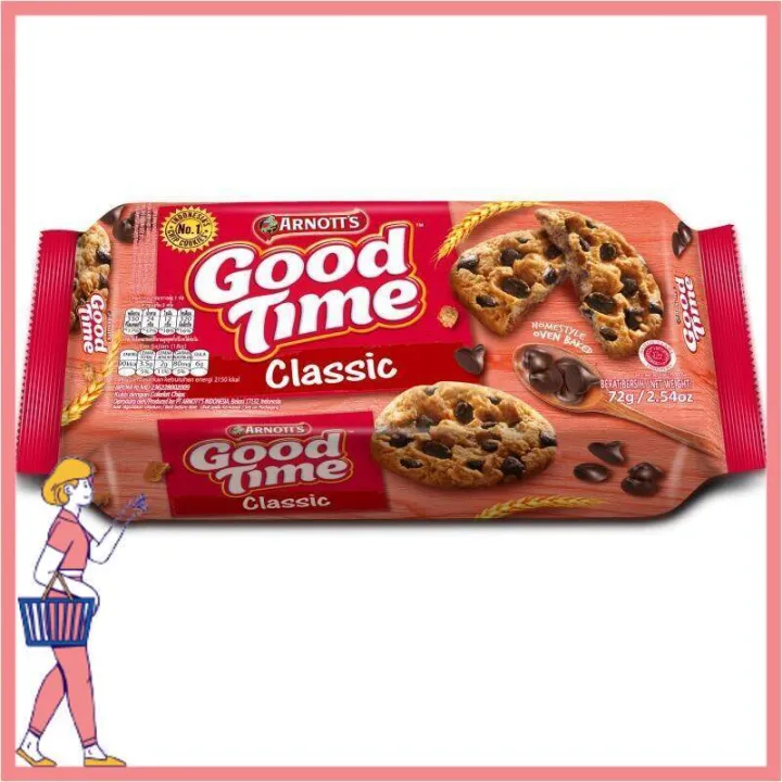 🎯 FLASH SALE 🎯 อาร์นอตส์กู๊ดไทม์คลาสสิคคุกกี้ช็อกโกแลตชิพ 72กรัม 🎀 ...