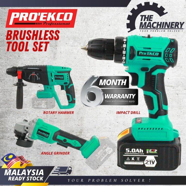 THEMACHINERY PRO' EKCO / LADDERMAN EK-330 / EK330 3pcs Brushless Tool ...