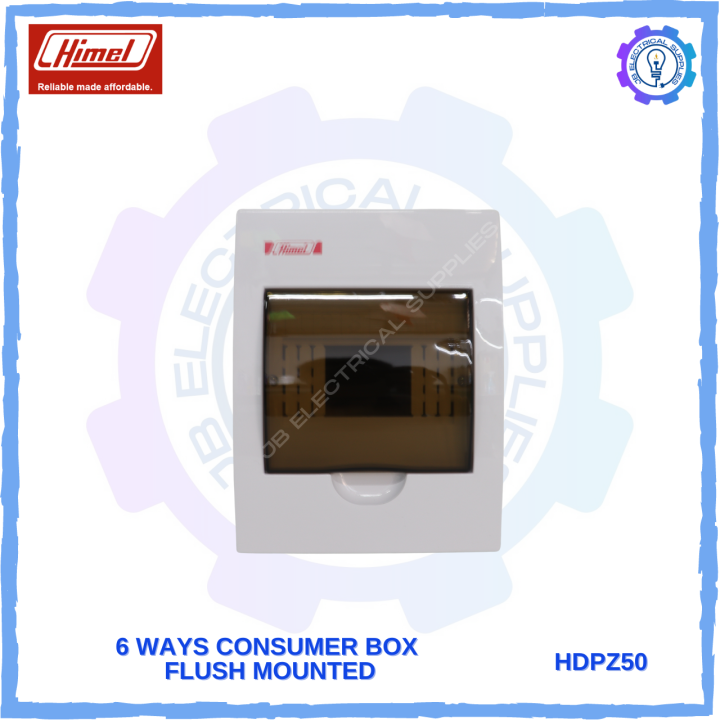 Himel Distribution Box 6 Ways Plastic Flush Mounted Enclosure | Lazada PH