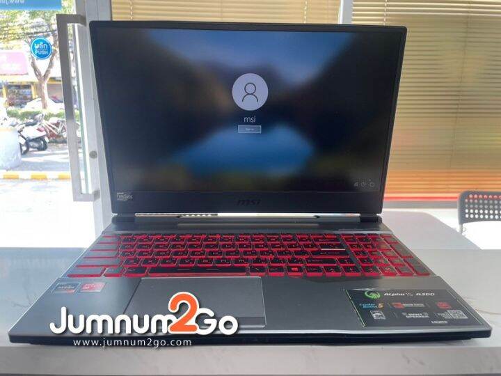 รหัสสินค้า : J0777-23 MSI Alpha 15 A3DD Ryzen 7 gen3 RAM 16 GB HDD 512 ...