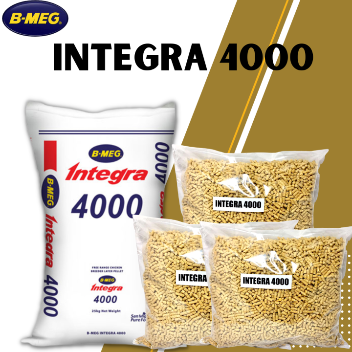 [CL REYES AGRIVET] 3kg B-MEG INTEGRA 4000 (REPACKED) / PAKAEN SA MANOK ...