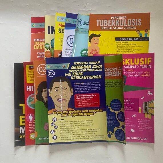 Paket Poster 12 Indikator Keluarga Sehat, Poster Kesehatan | Lazada ...