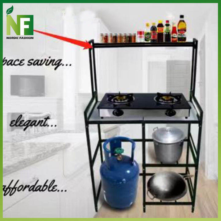 GAS STOVE STAND HEAVY DUTY KITCHEN RACK | Lazada PH
