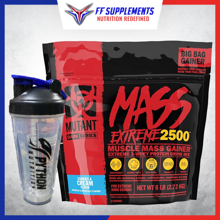 Mutant Mass Xxxtreme 6lbs 12lbs with Shaker | Lazada PH