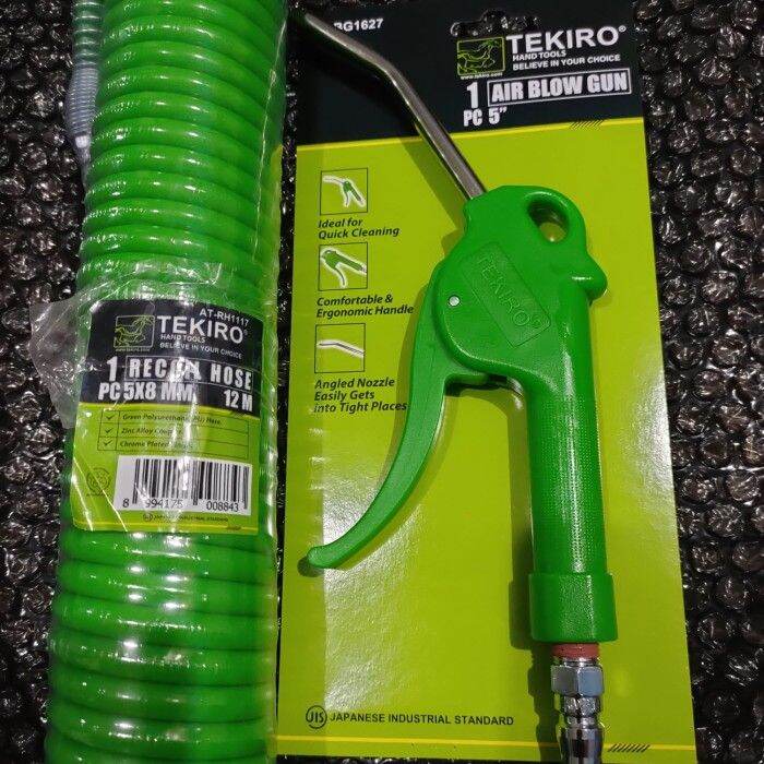 Tekiro Air Blow Gun + Selang 12M -Alat Semprot Angin Kompresor Tekiro ...