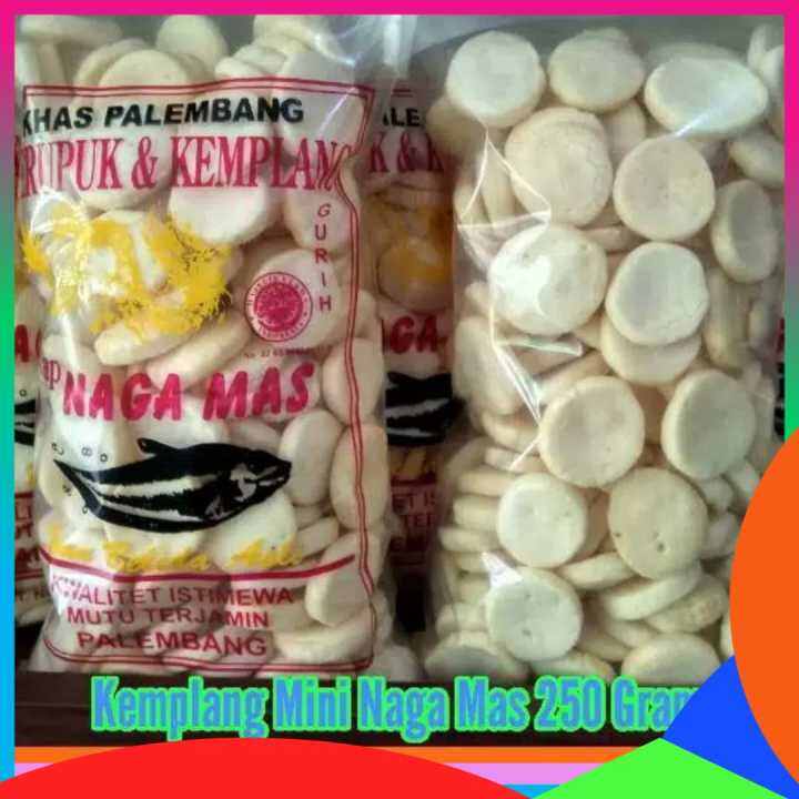 Kemplang Mini Naga Mas Khas Palembang 250 Gram Kerupuk Kemplang Koin ...