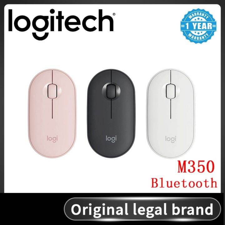 100% Original Logitech M350 Pebble Wireless Bluetooth Mouse Slim Small ...