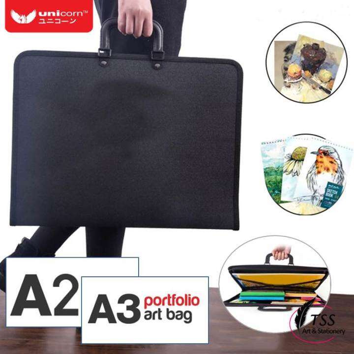 UNICORN Portfolio Bag, Artist Drawing & Architectural Bag A3/A2 Size ...