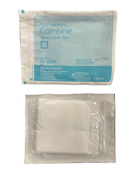 Multigate Combine Dressing Non Woven Sterile 10cm x 22cm - One (1 ...