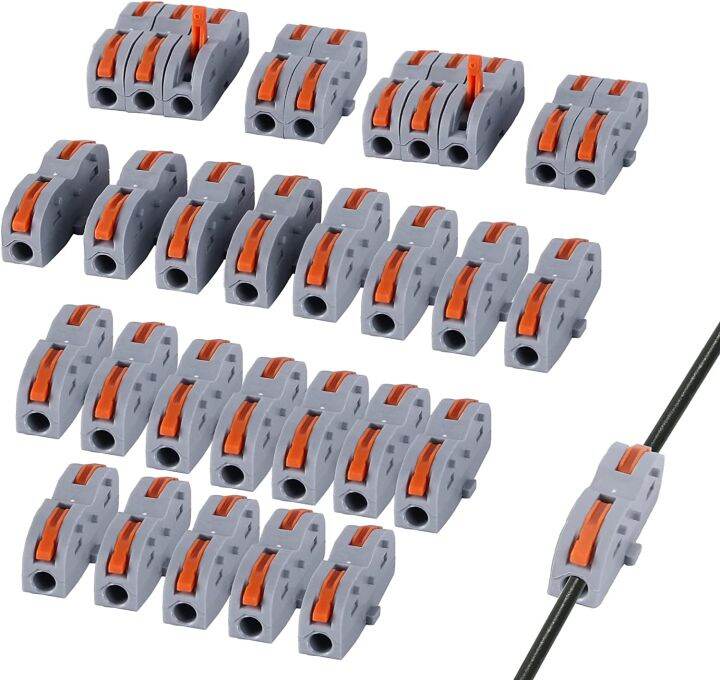 Lever Wire Connectors, Assemblable Compact Wire Connectors 1 Conductor ... Lever Wire Connectors, Assemblable Compact Wire Connectors 1 Conductor ...
