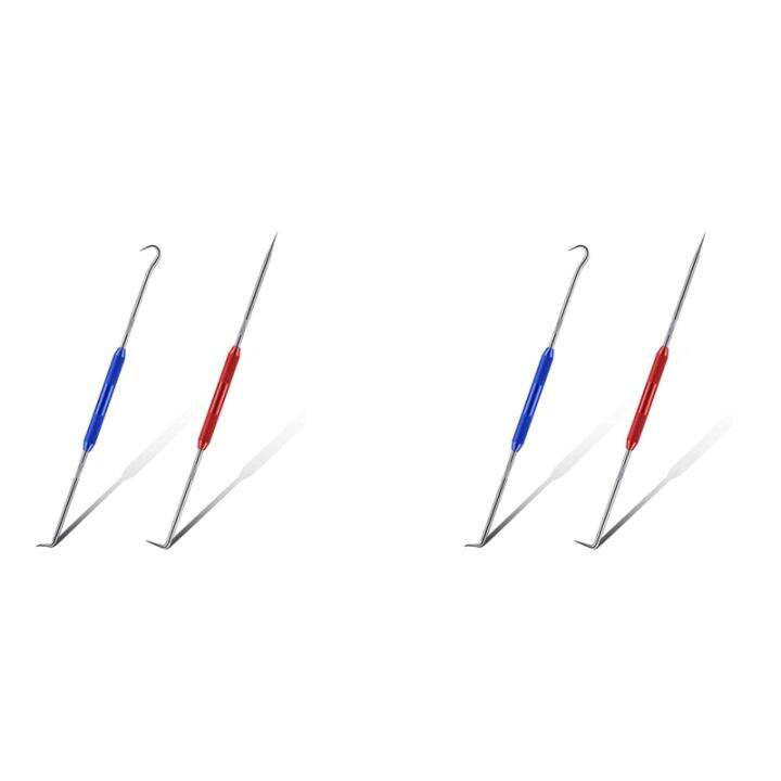 Double Pointed Scriber, 4 Pcs Metal Scribe Tool Hook and 45 Degree 90 ...