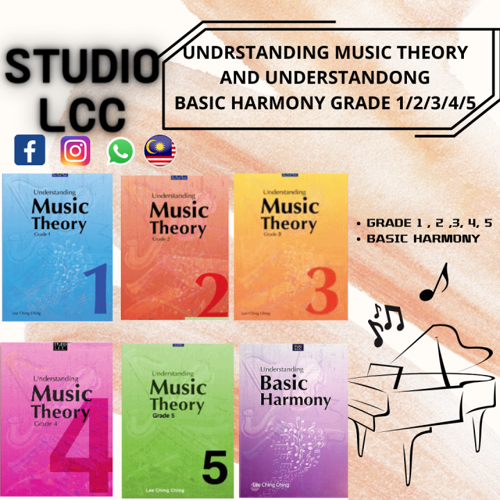 ☆STUDIO LEE CHING CHING☆ UNDERSTANDING MUSIC THEORY GRADE 1/2/3/4/5 AND UNDERSTANDING BASIC ...