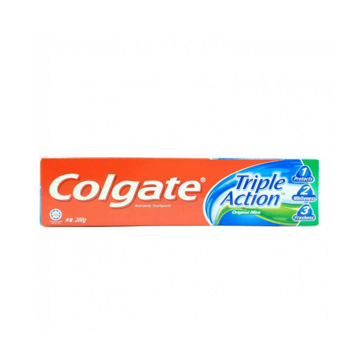 Colgate Triple Action Toothpaste (200g) | Lazada Singapore